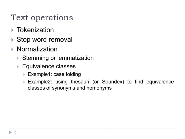 More On Indexing Text Operations 1pptx 1375