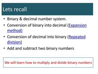 More on number system | PPTX | Computing | Technology & Computing
