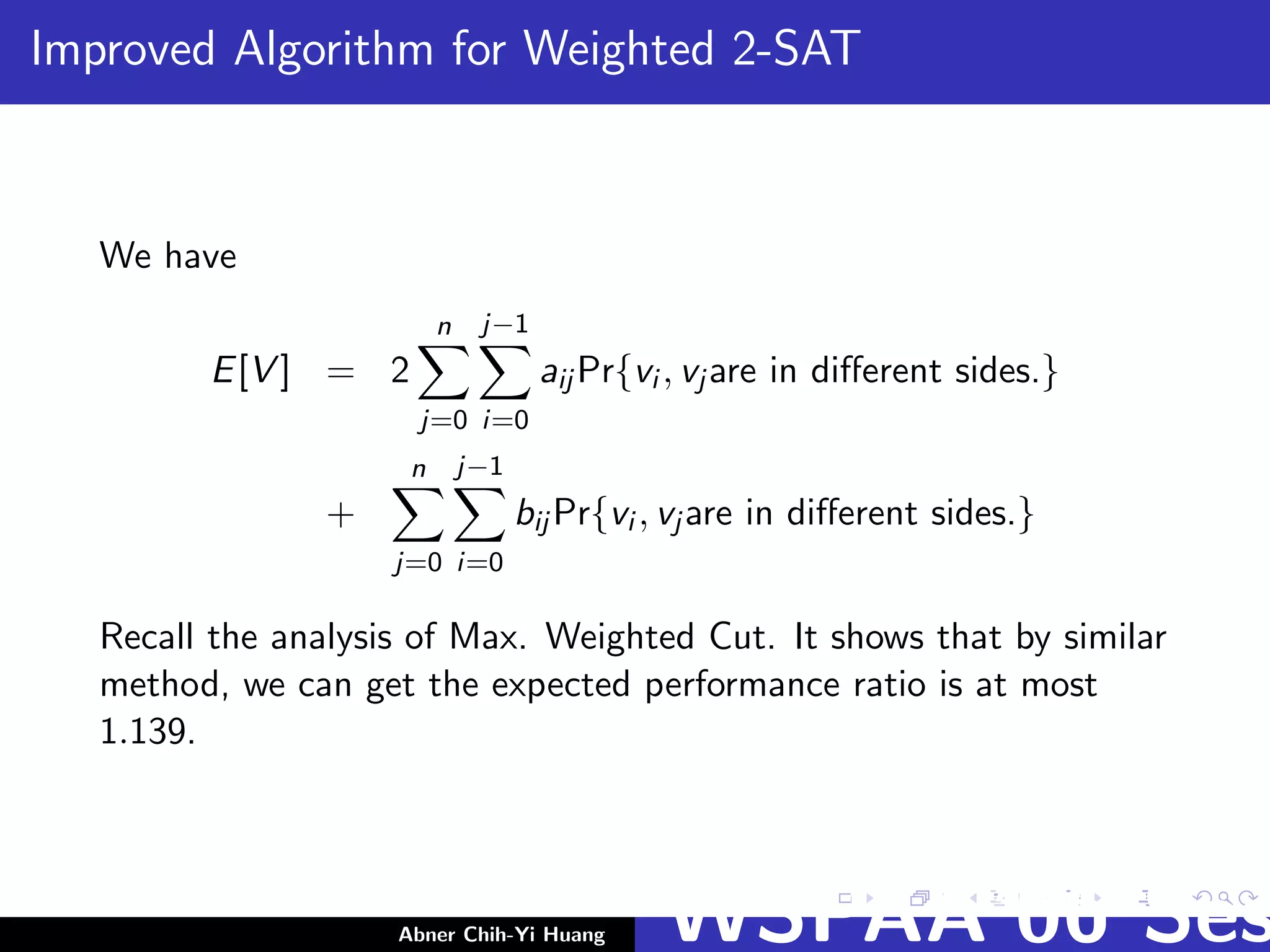 More on randomization semi-definite programming and derandomization | PPT