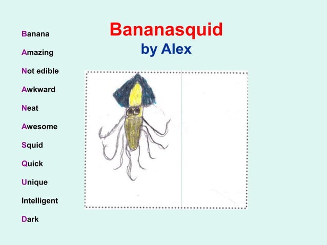 More original poetry inspired by scranimals | PPT