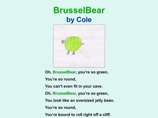 More original poetry inspired by scranimals | PPT