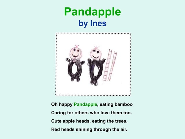 More original poetry inspired by scranimals | PPT