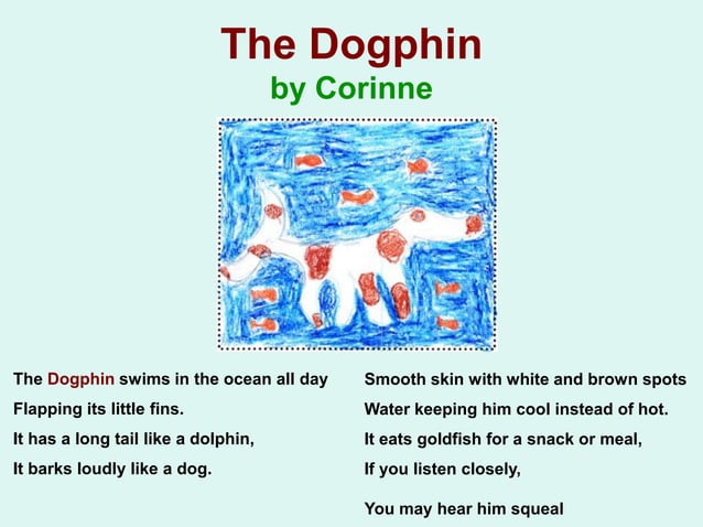 More original poetry inspired by scranimals | PPT