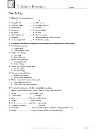 More practice unit 2 | DOC | Email | Internet