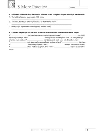 More practice unit 3 | DOC