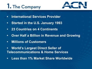 ACN Business Model | PPT