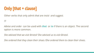 More reporting verbs | PPTX