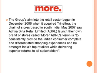 More retail outlet | PPTX