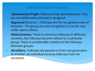 Mores and folkways | PPTX