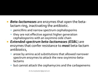 Mechanism Of Resistance Of Antibiotics | PPTX