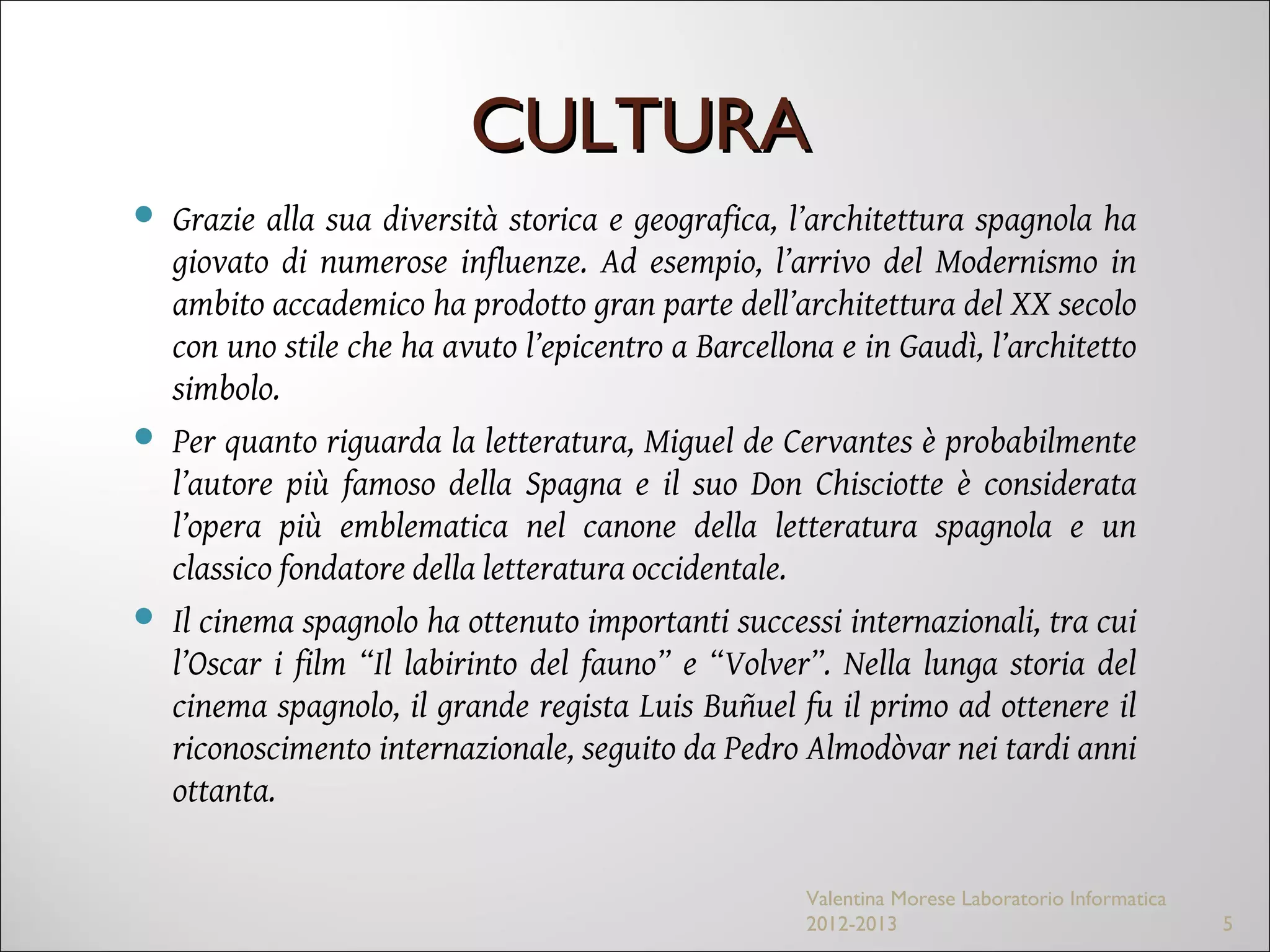 Morese valentina 2012-2013_es3 | PPT