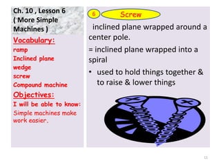 More simple machines g3 | PPTX | Technology & Computing