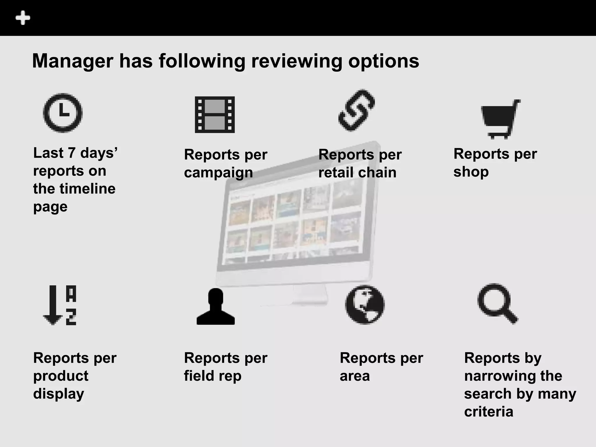 Visual retail field reporting tool | PPT