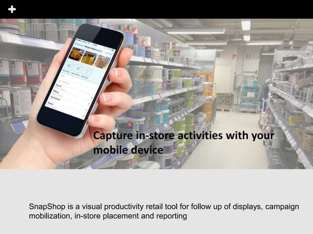 Visual retail field reporting tool | PPT
