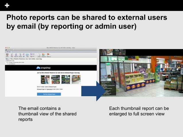 Visual retail field reporting tool | PPT