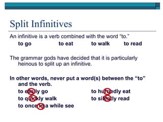 More structural issues | PPT