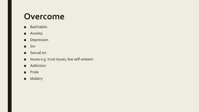 More Than a Conqueror | PPT