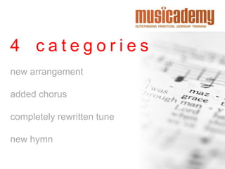 Modern hymns: how are they different and how to (re)write one | PPTX