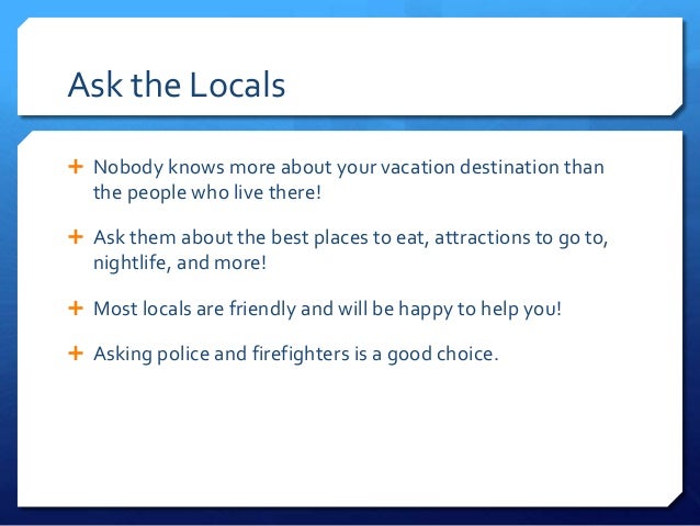 More Travel Tips from Eccentry Holidays