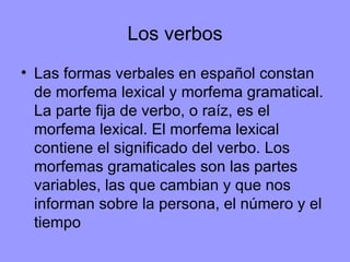 Morfemas | PPT