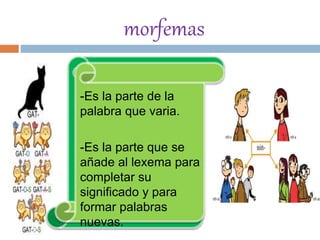 Morfemas y lexemas | PPTX