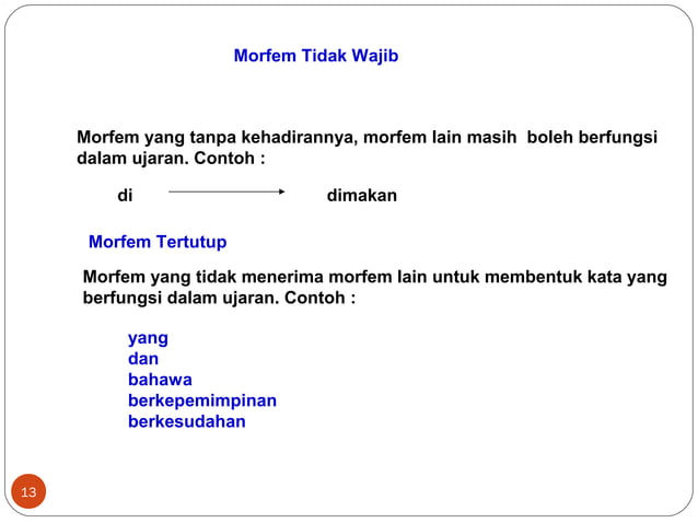 Morfologi | PPT