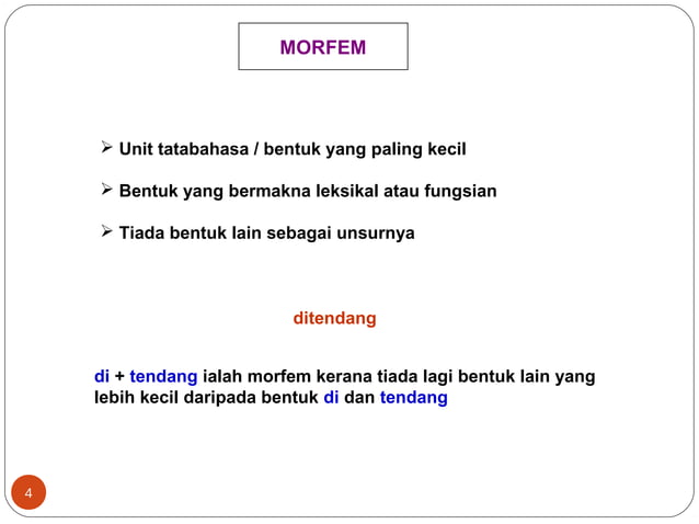 Morfologi | PPT