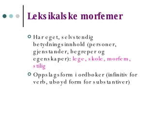Morfologi | PPT