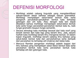 Morfologi | PPT