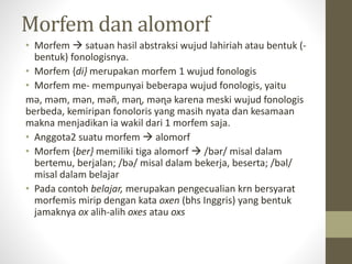 Morfologi | PPTX