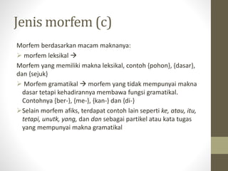 Morfologi | PPTX