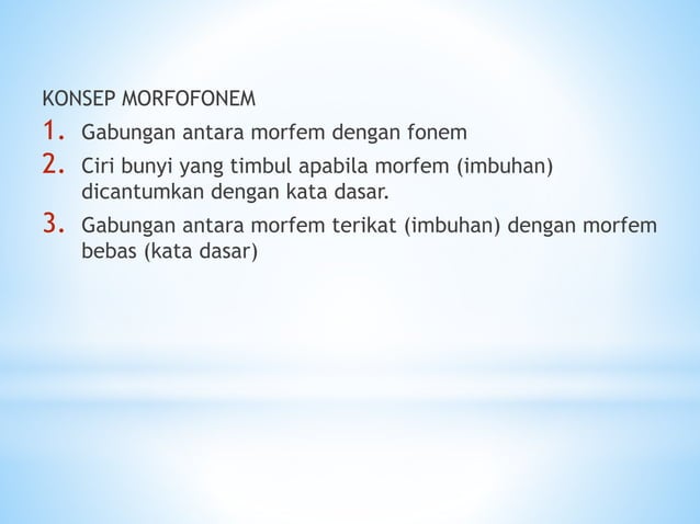 Morfologi | PPTX