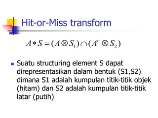 Morfologi Citra Digital Pengolahan Citra | PPT