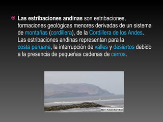 Morfologia De La Costa Peruana | PPT