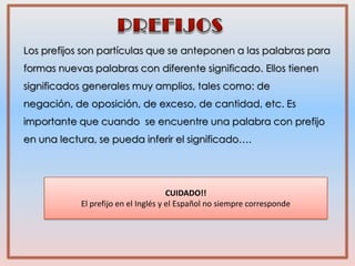 Morfologia de las palabras | PPTX