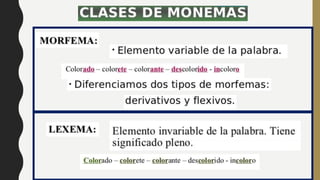 Morfologia monema | PPT