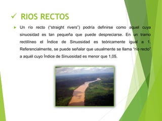 MORFOLOGIA Fluvial - INGENIERIA DE PAVIMENTOS - | PPTX