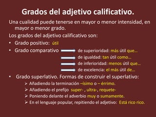 Morfologia sust y adj | PPTX