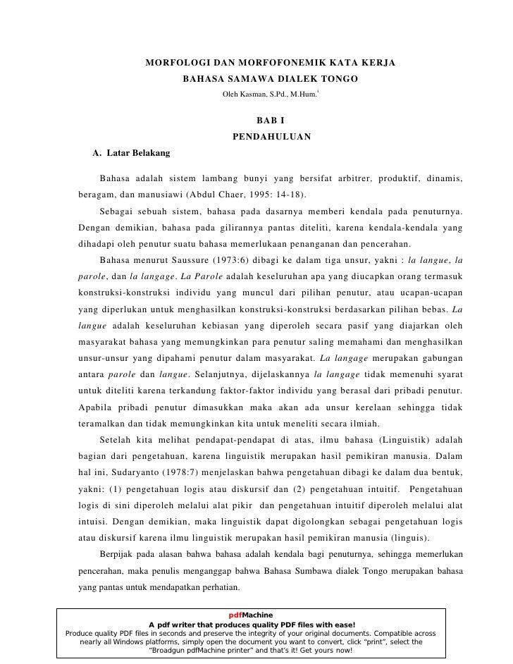 Bahasa Daerah Sumbawa - Umi Soal