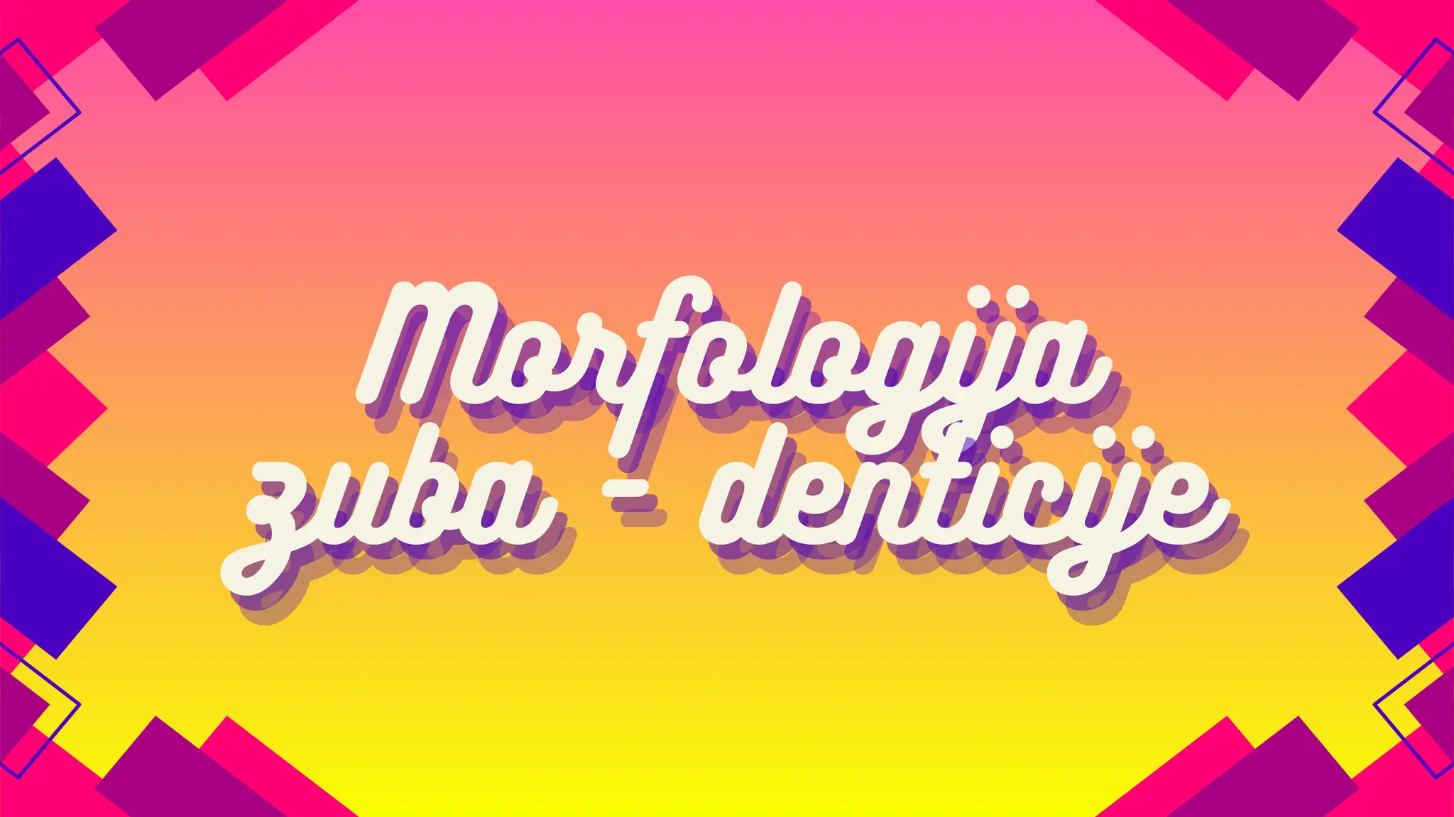Morfologija zuba - Denticije | PDF