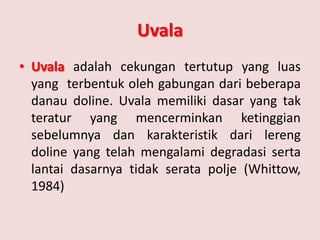 Morfologi karst | PPTX