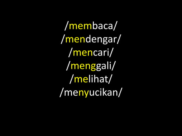 Morfologi morfem, morf, prinsip morfem | PPT