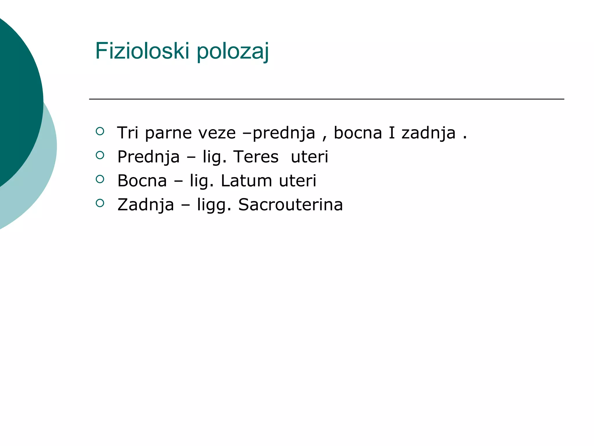 Morfoloske karakteristike polnih organa | PPT