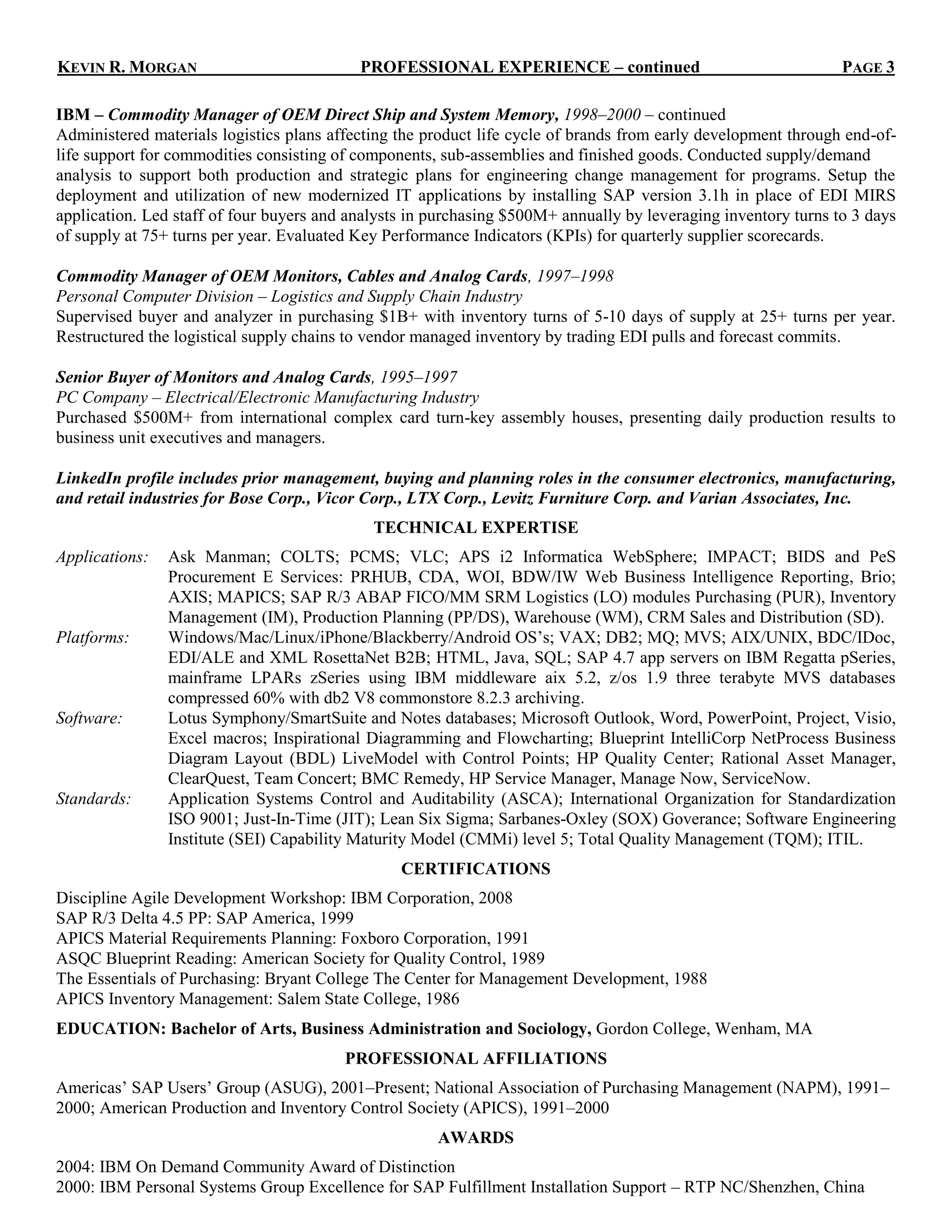 morgan.kevin.resume-ITSM | PDF