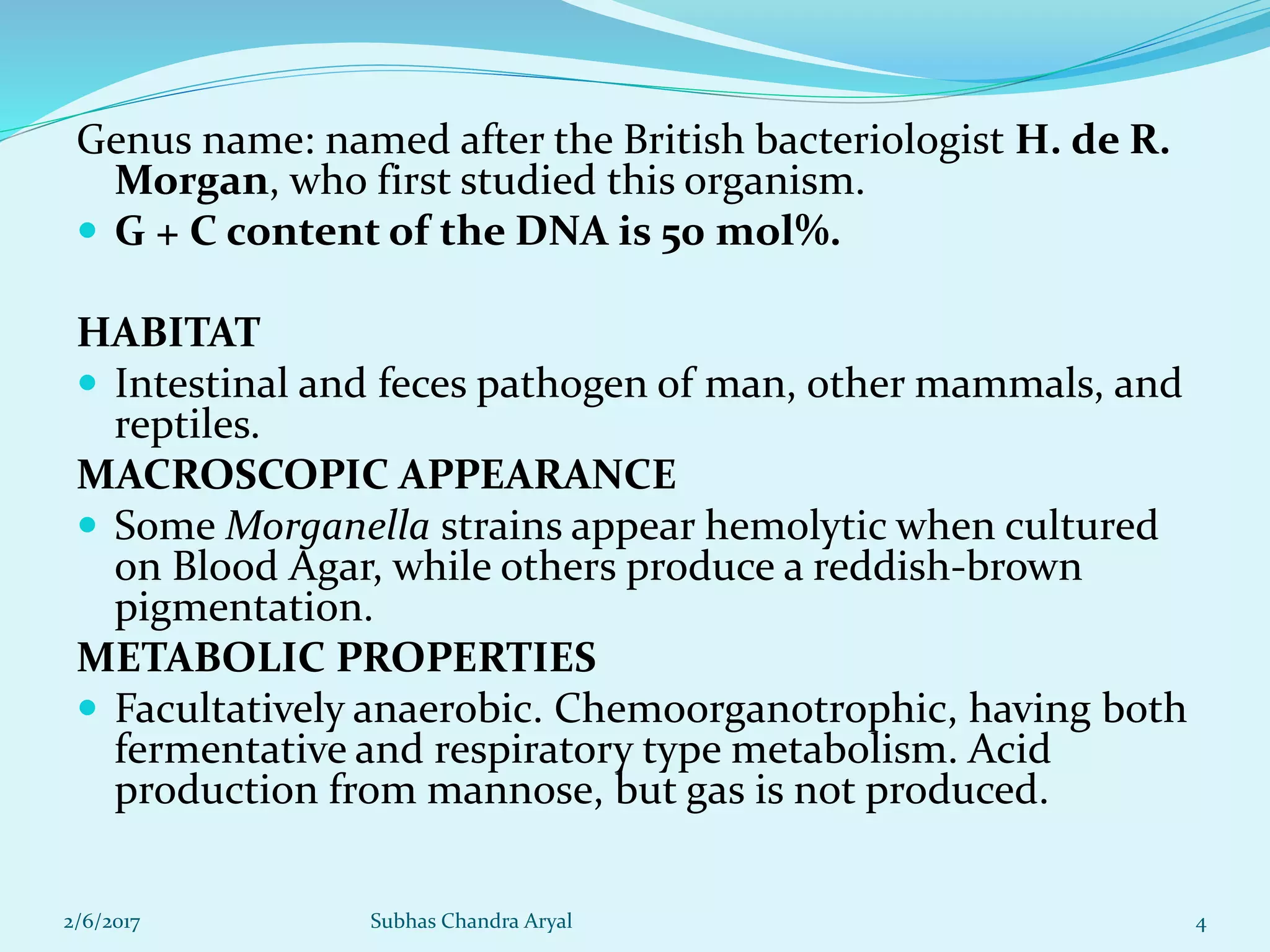 About Morganella species | PDF