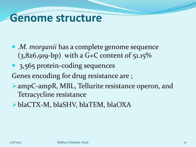 About Morganella species | PDF