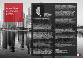 Morgan McKinley Singapore Salary Survey 2012 | PDF