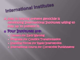 Genocide in the world today MK | PPTX