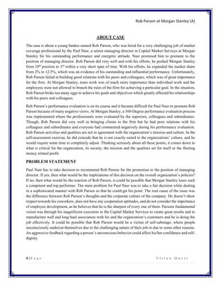 Morgan stanley case | PDF