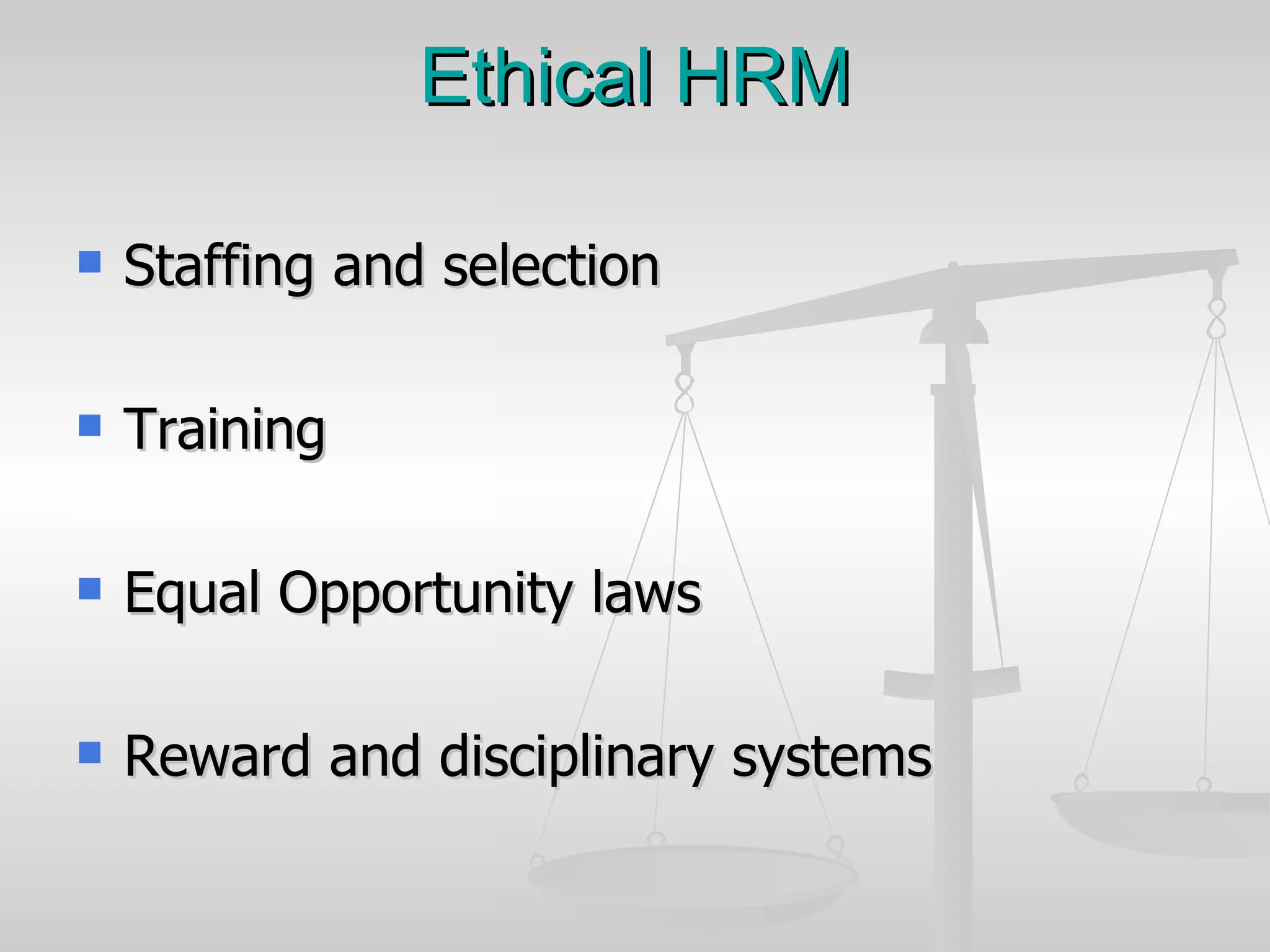 Ethics in HRD | PPT